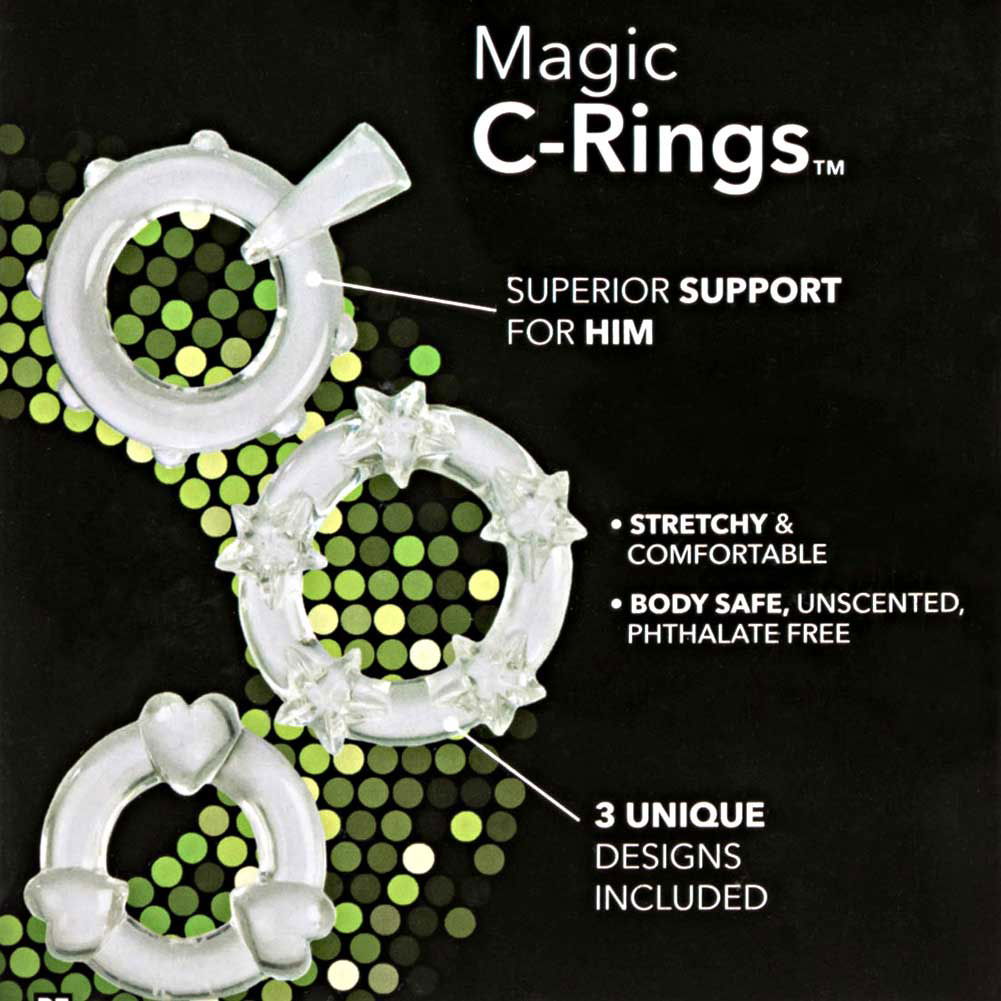 CalExotics Magic C-Ring Set, Crystal Clear - dearlady.us