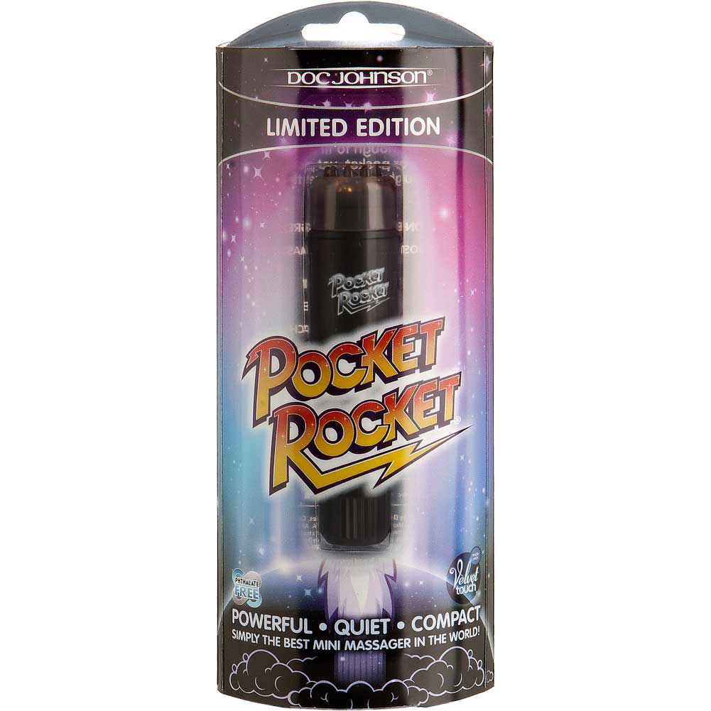 Original Pocket Rocket Mini Vibe Limited Edition, 4", Black - dearlady.us