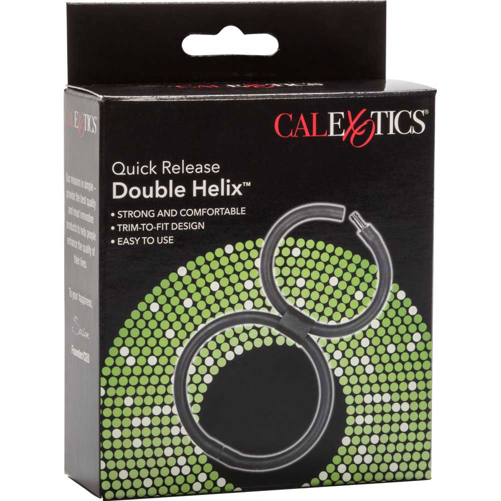 Quick Release Double Helix Adjustable Erection Ring, Black - dearlady.us