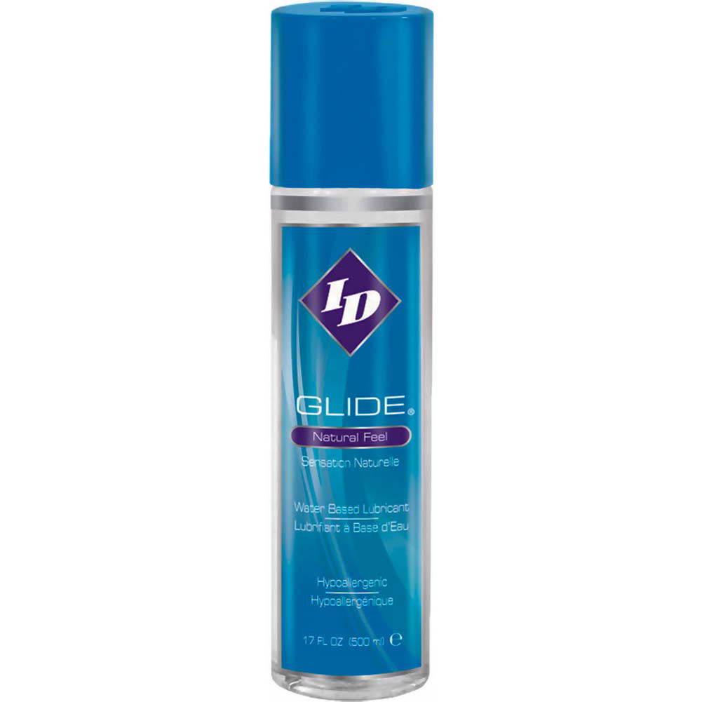 ID Glide Natural Feel Water-Based Lubricant, 17 fl.oz (500 mL ...