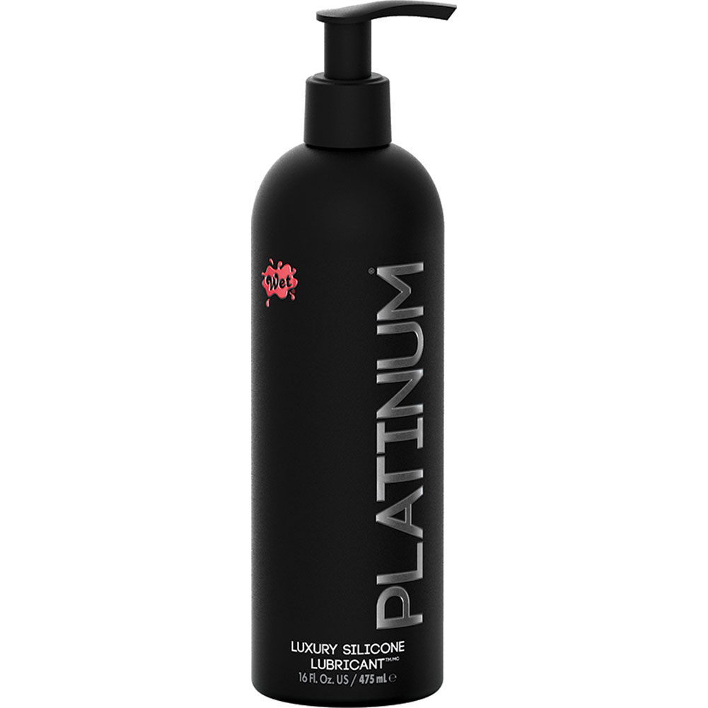 Wet Platinum Premium Silicone Personal Lubricant, 16 fl.oz (475 mL ...
