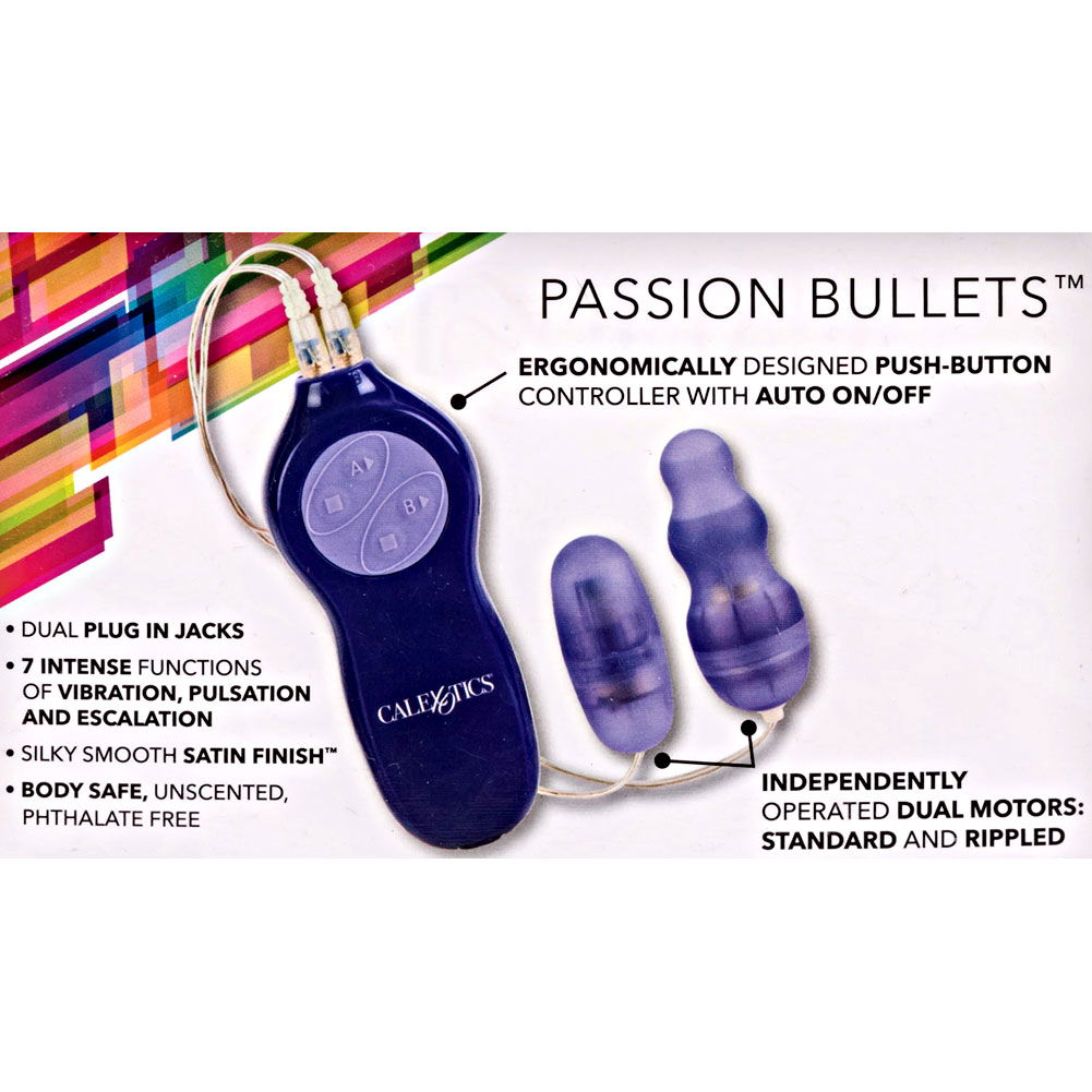 Passion Dual Bullets: Bullet and Multi Probe Bullet, Purple - dearlady.us