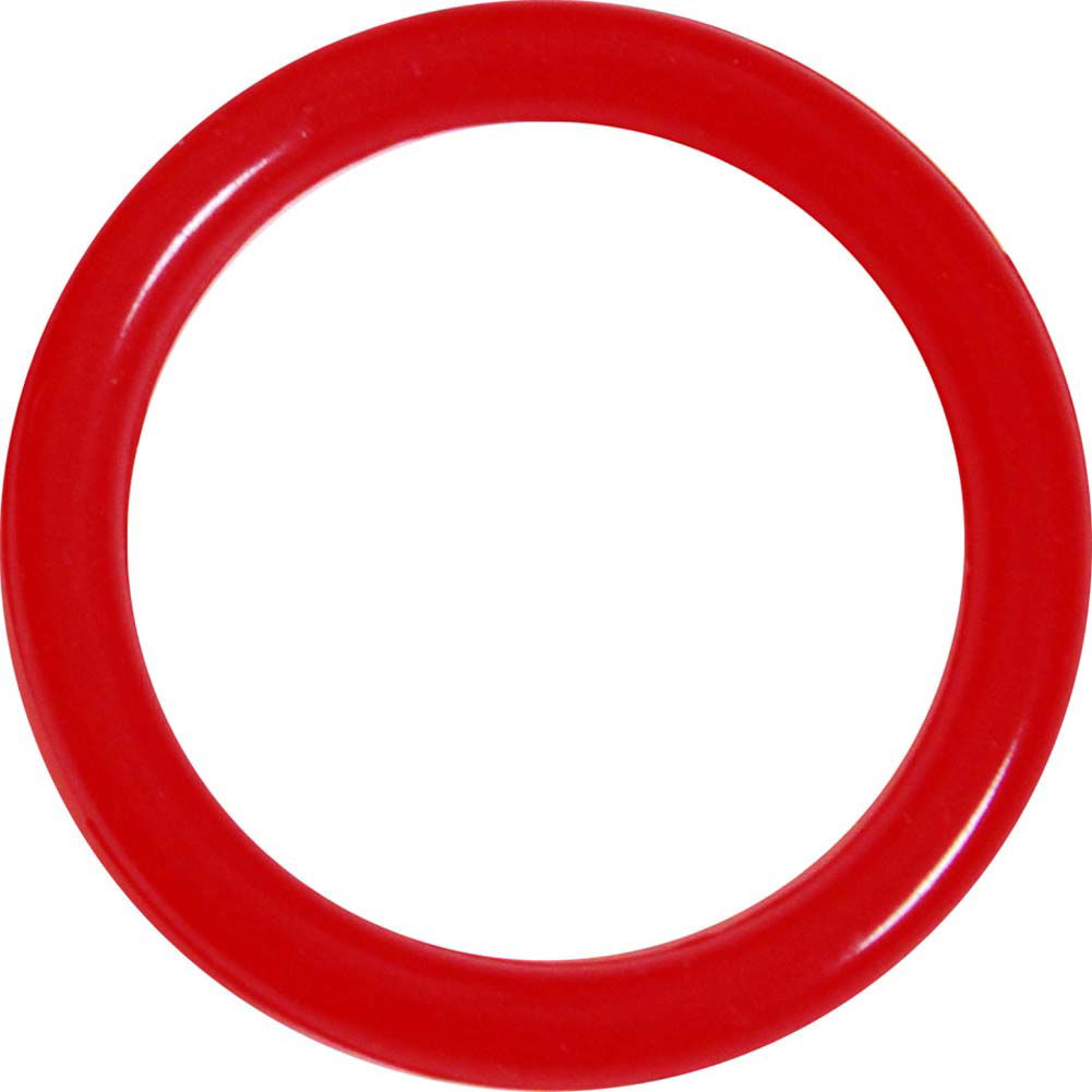 Super Silicone Erection Control Ring, Large, Red - dearlady.us