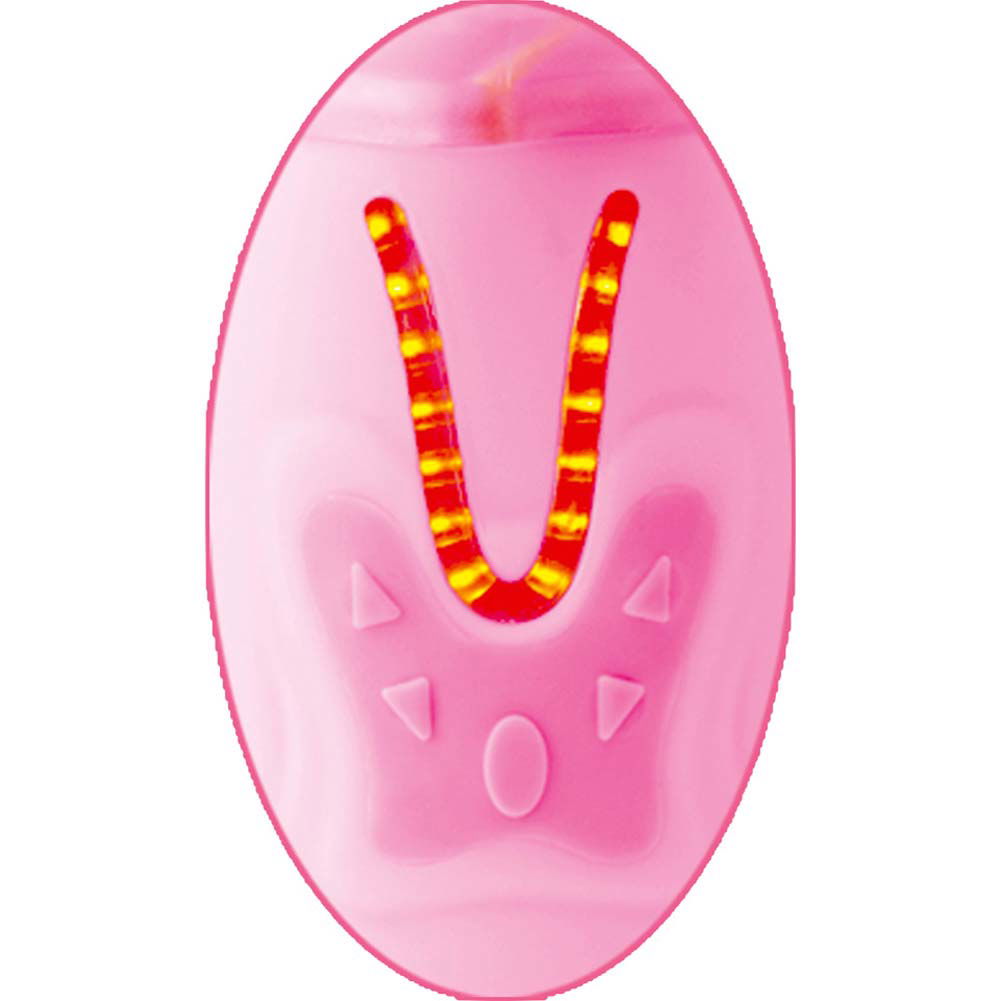 Remote Control Thrusting Rabbit Female Vibrator, 10", Pink Pearl ...