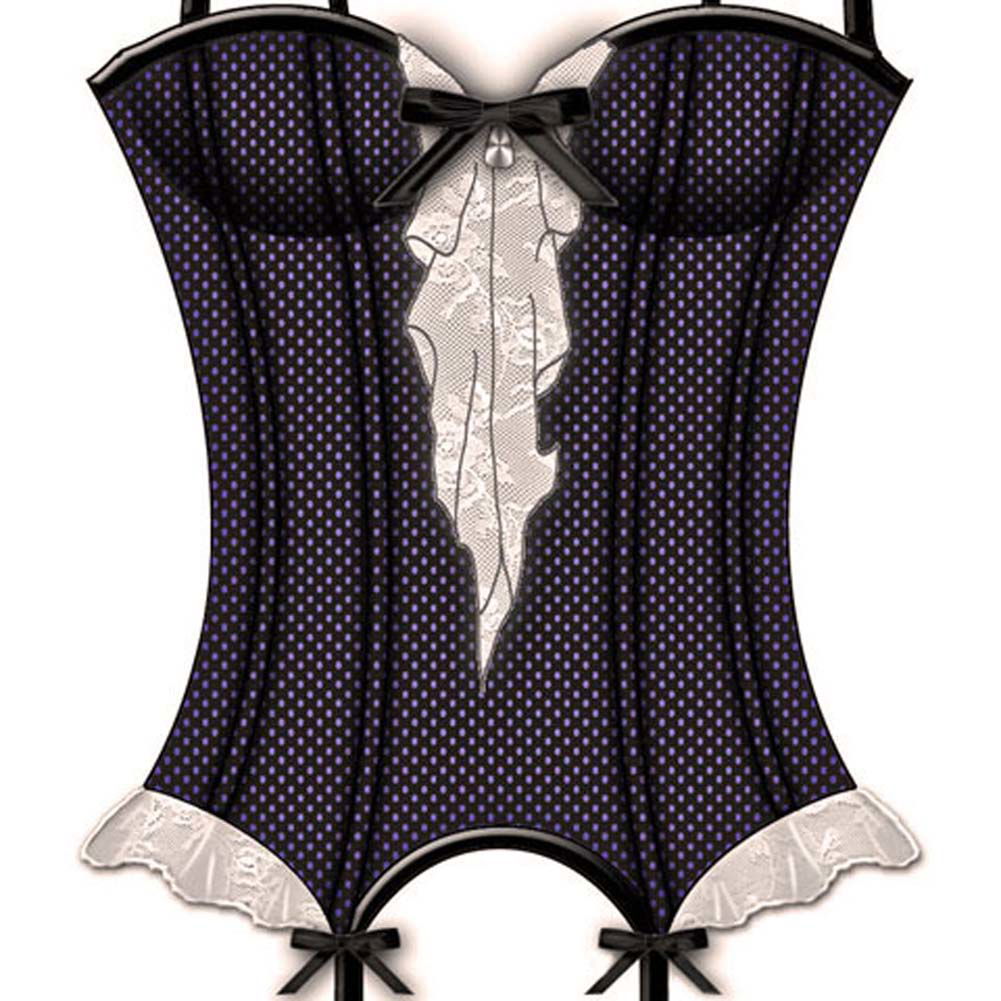 French Maid Boning and Underwire Bustier, 36B, Black - dearlady.us