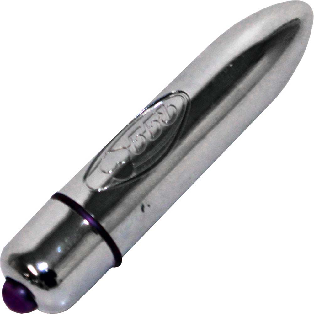 Waterproof Turbo Bullet Intimate Vibrator, 3.25", Silver - dearlady.us