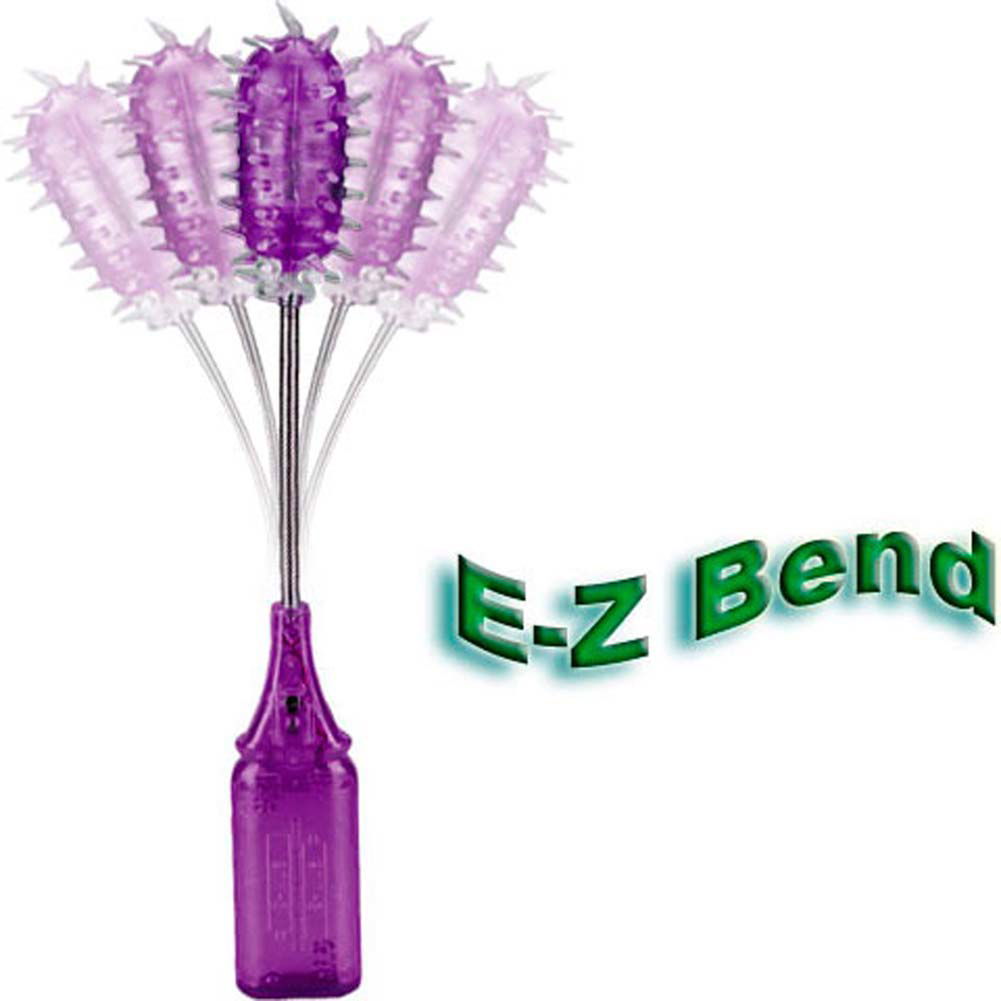 Vibrating Jelly Wiggle Wand Stimulator, 10", Purple - dearlady.us