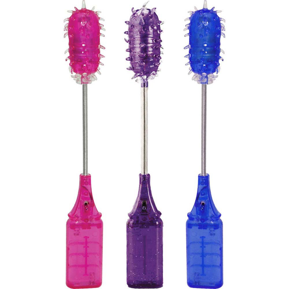 Vibrating Jelly Wiggle Wand Stimulator, 10", ASSORTED COLORS - dearlady.us