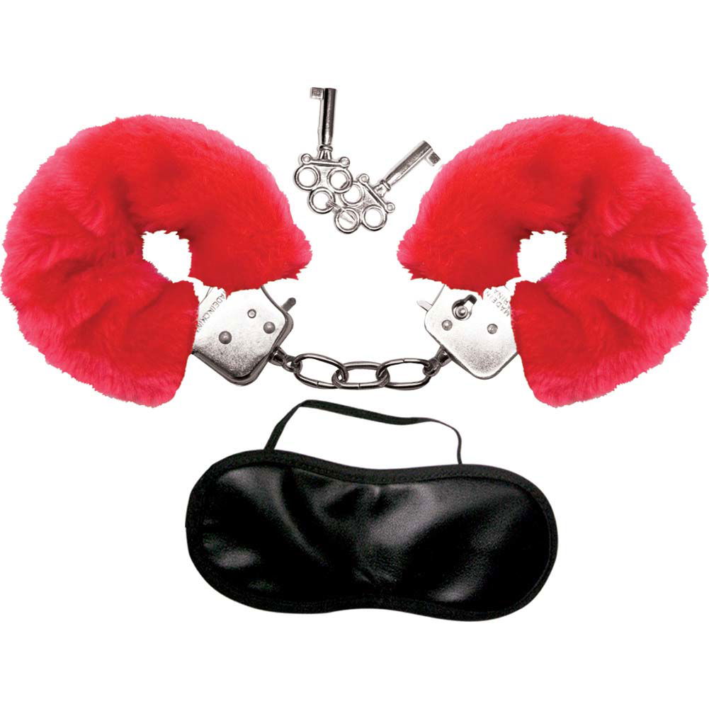 Dominant Submissive Collection Love Cuffs, Red - dearlady.us