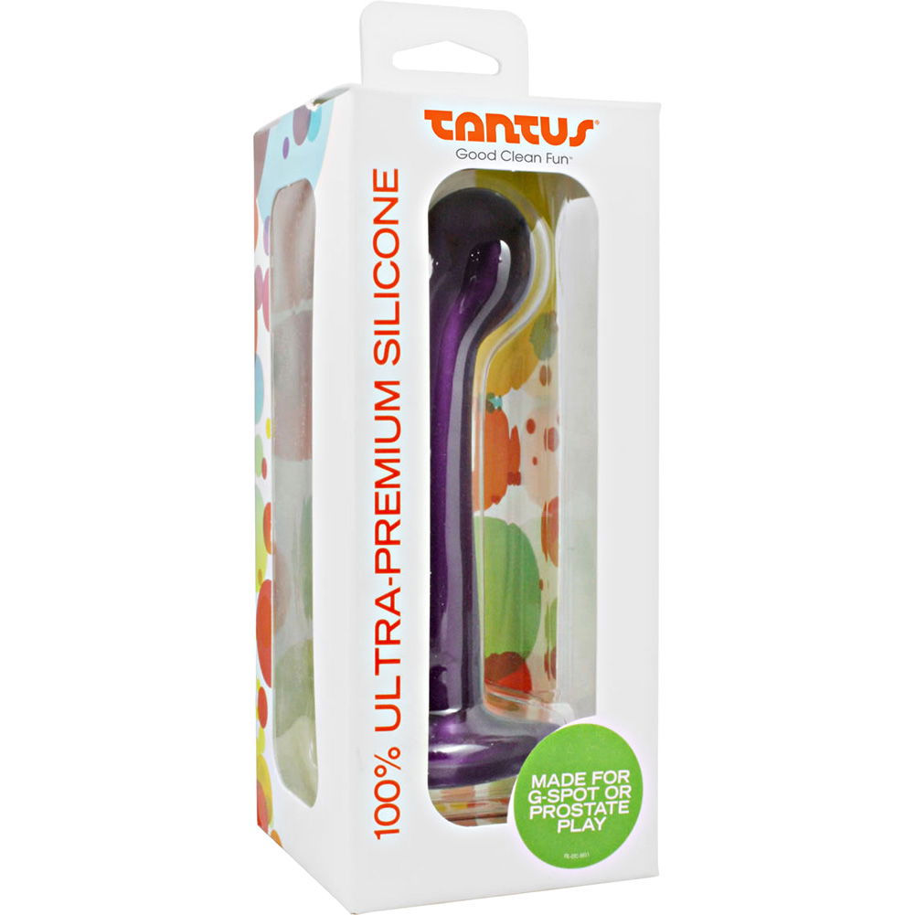 Tantus Sport Silicone Dildo, 6.2", Midnight Purple - dearlady.us