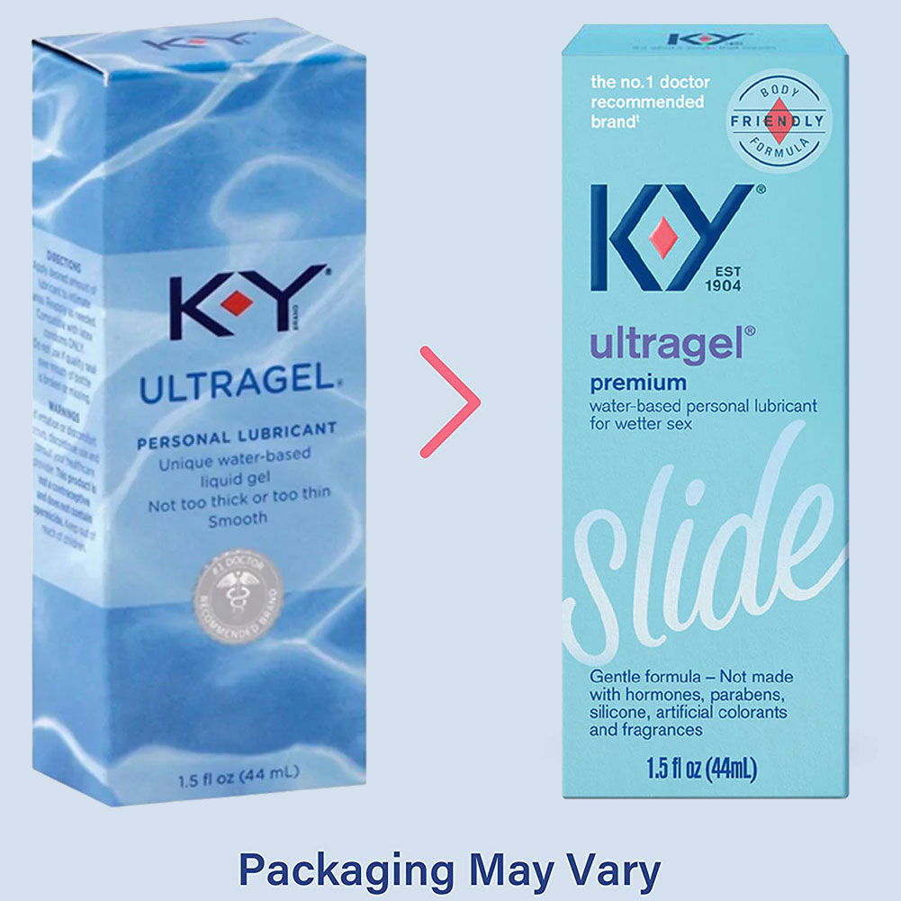 K-Y Slide Ultragel Water Based Personal Lubricant, 1.5 fl.oz (44 mL ...