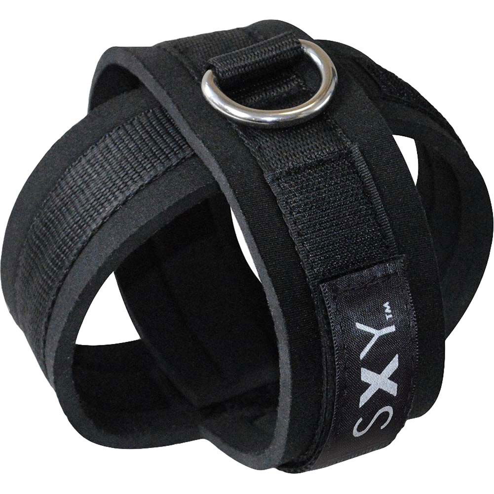 Creative Conceptions SXY Deluxe Neoprene Cross Restraint Cuffs, Black ...