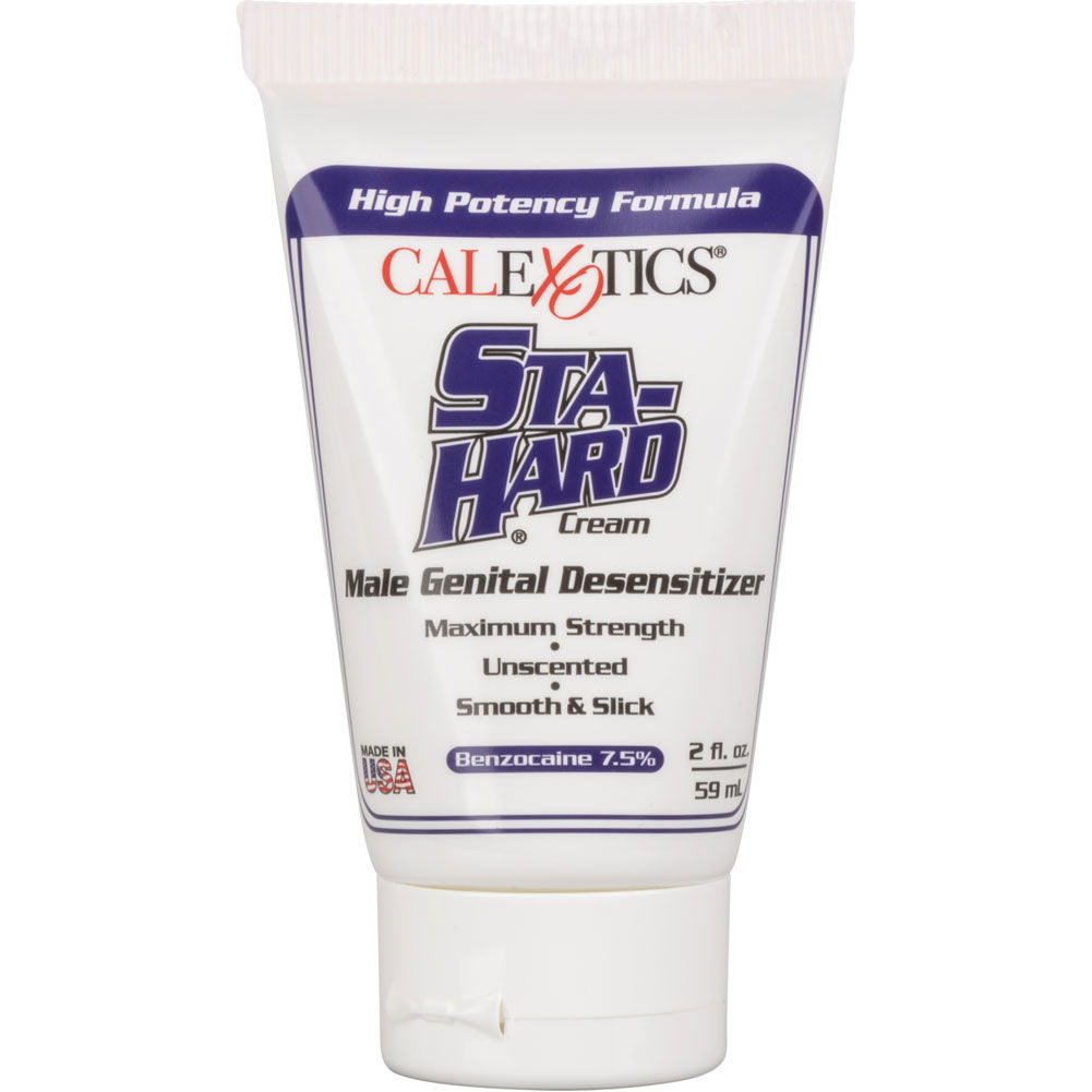 CalExotics Sta Hard Desensitizing Cream for Men, 2 fl.oz (59 mL ...