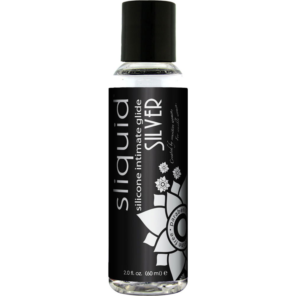 Sliquid Silver Premium Silicone Based Intimate Lubricant, 2 fl.oz (60 ...