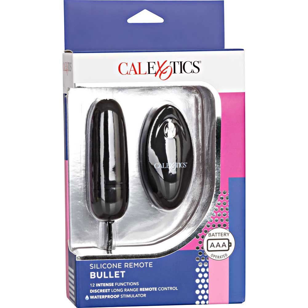 CalExotics Silicone Bullet with Remote, 3.5", Black - dearlady.us