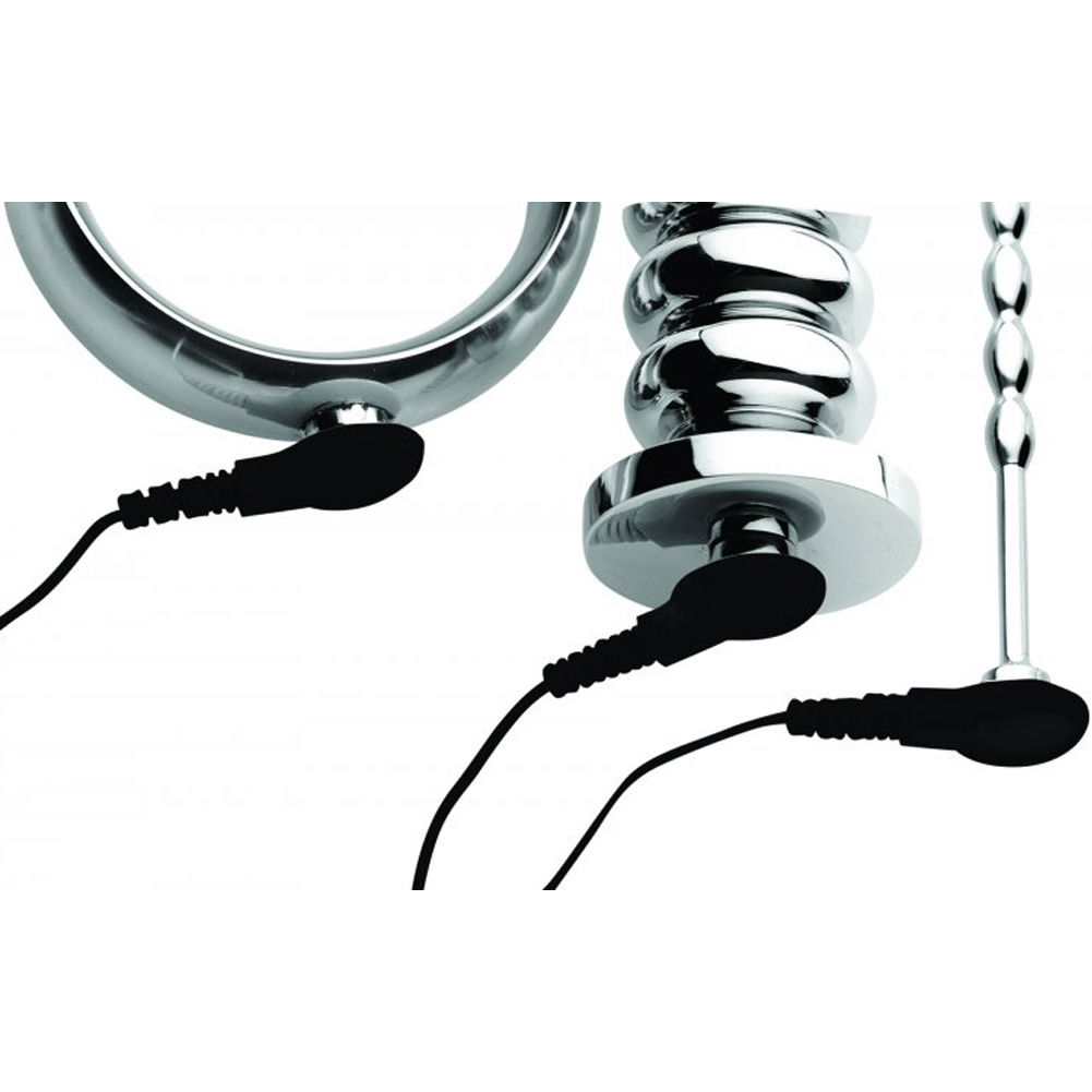 Zeus Deluxe Series Voltaic Stainless Steel Male Sound E Stim Kit ...