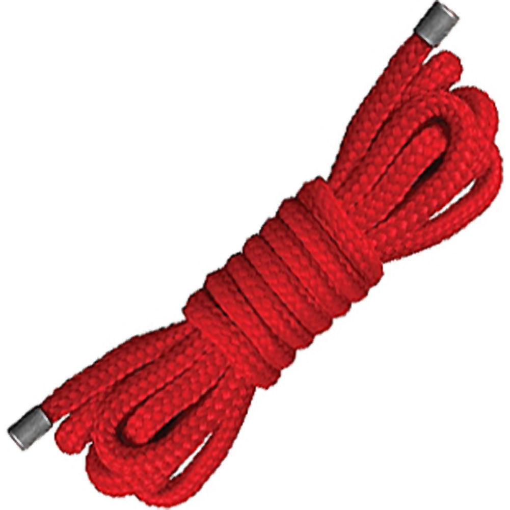Ouch Japanese Soft Nylon Rope, 5 ft (1.5 m), Red - dearlady.us