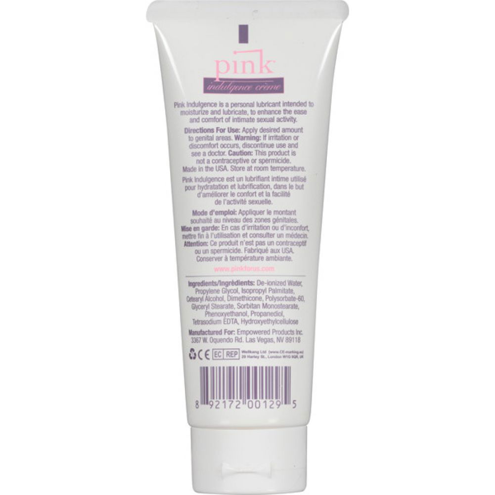 Pink Indulgence Creme Hybrid Lubricant for Women, 3.3 fl.oz (100 mL ...