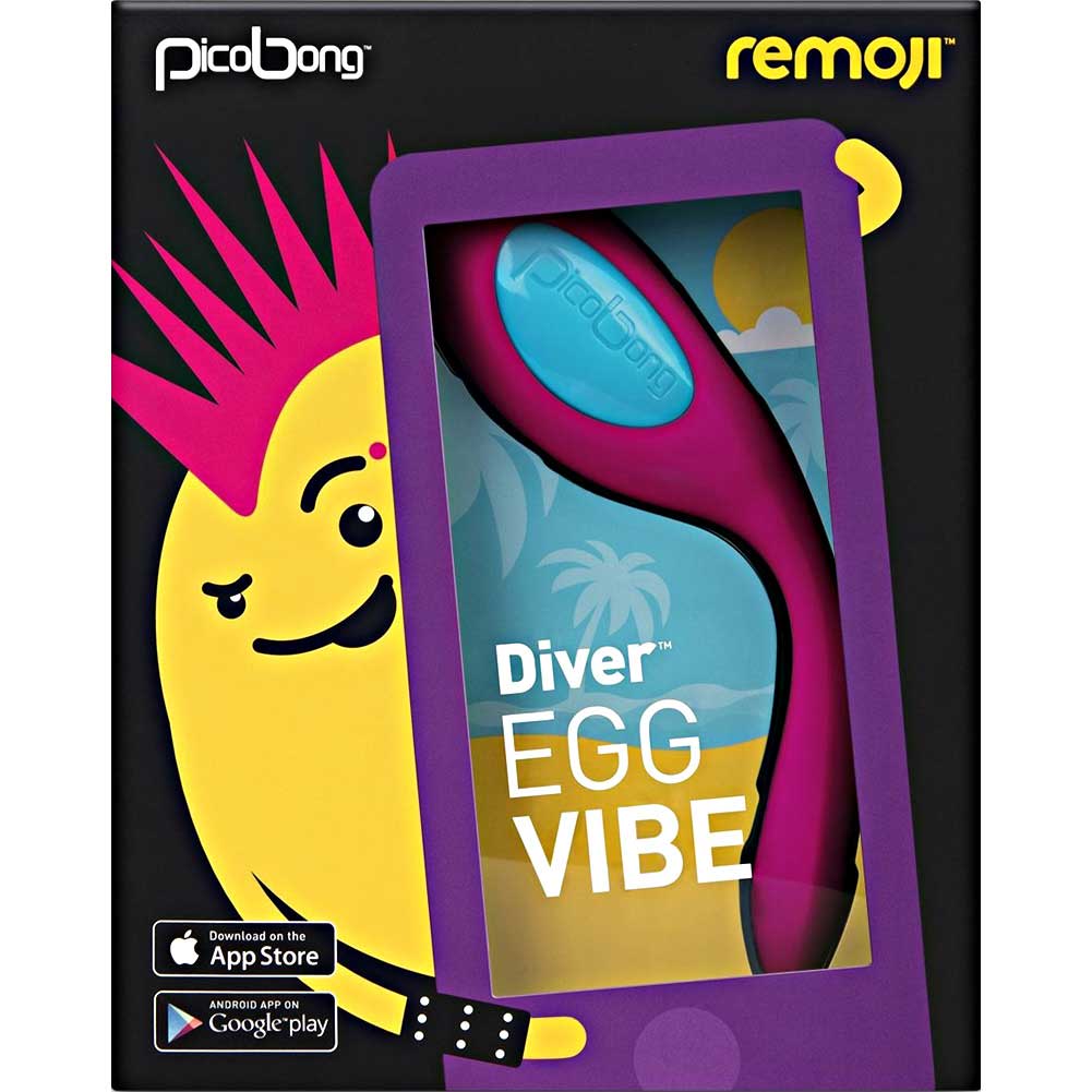 PicoBong Remoji Diver Egg, 5.5", Cerise - dearlady.us