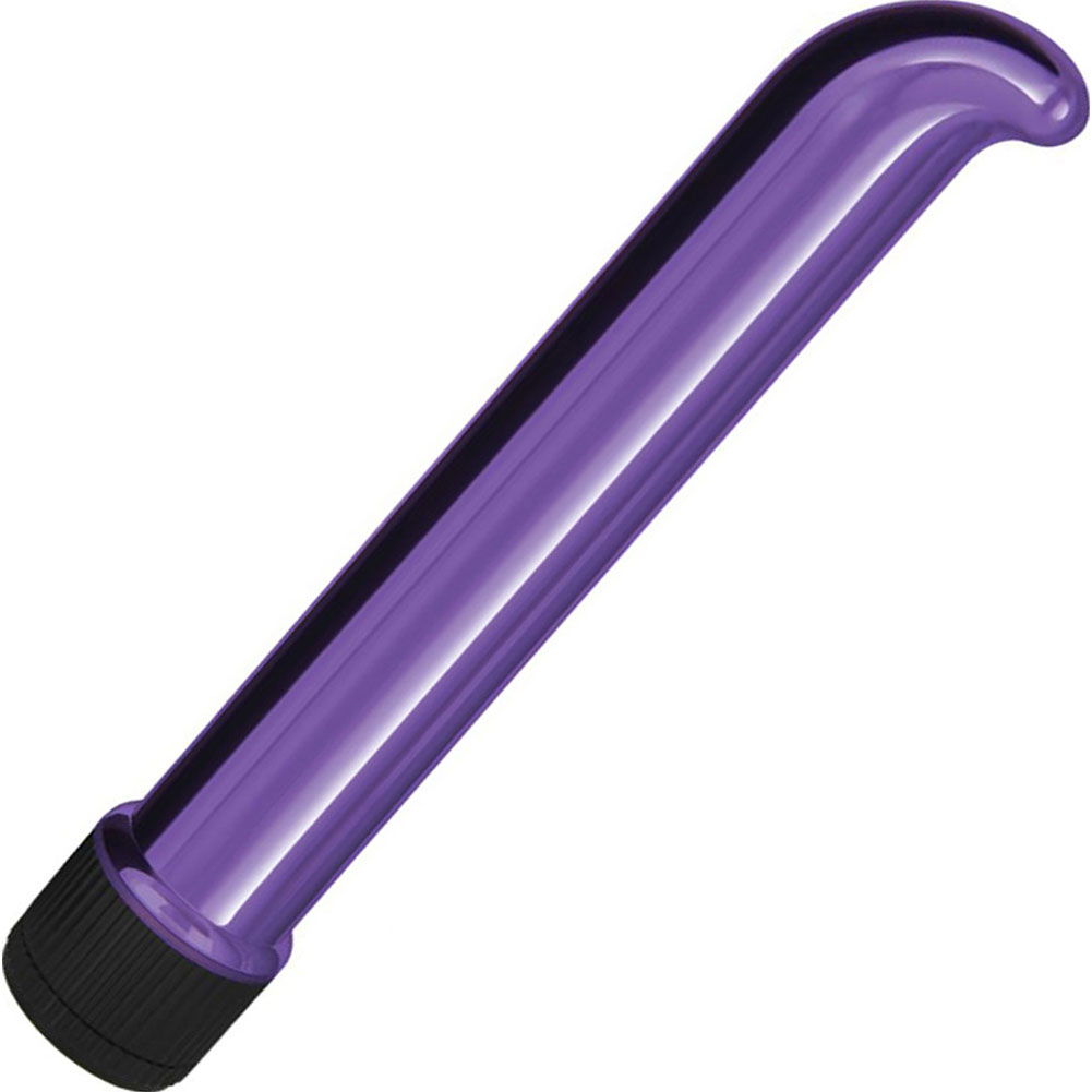 ETC Chrome Classic G-Spot Vibrator, 7", Metallic Purple - dearlady.us