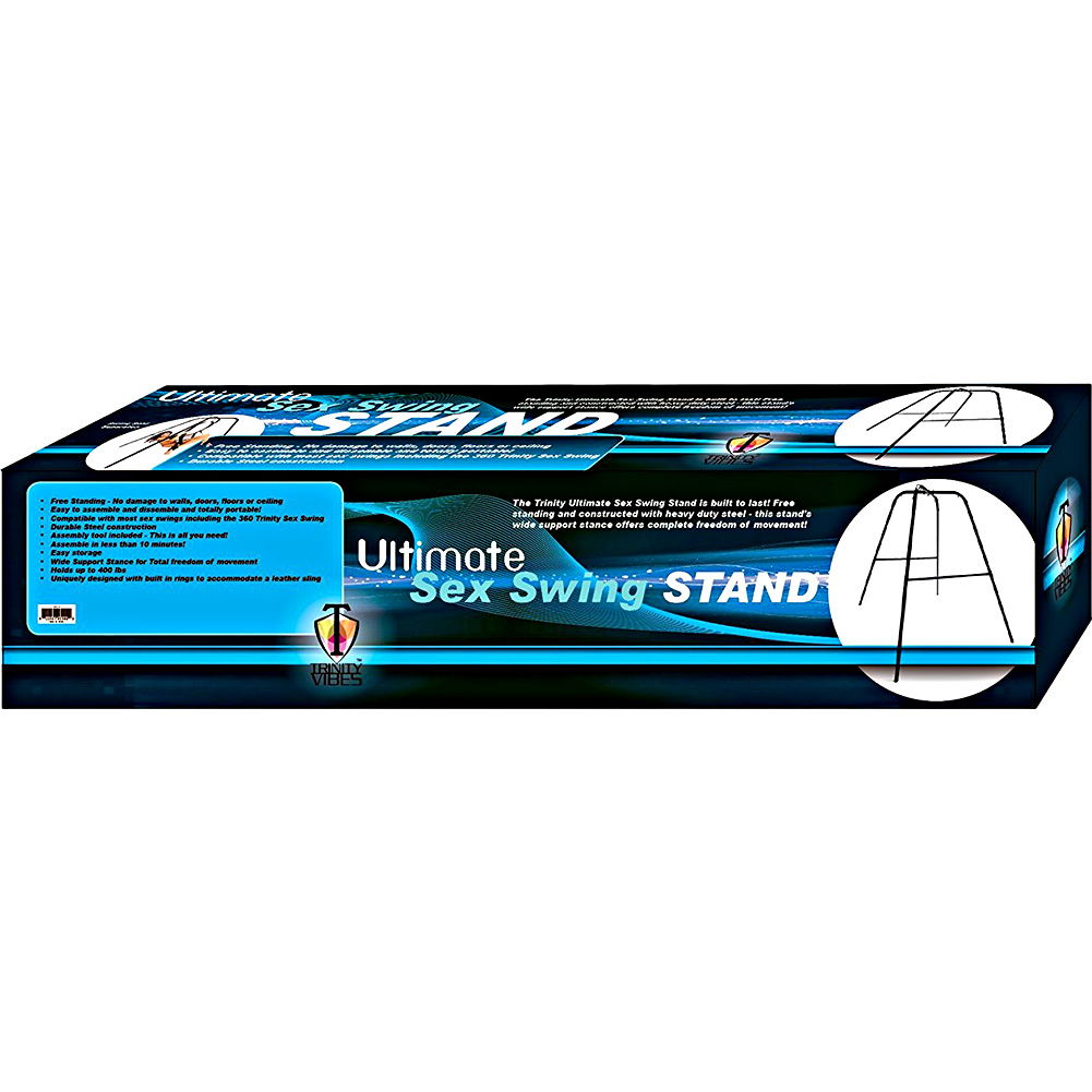 Trinity Vibes Ultimate Steel Swing Stand, 82", Black - dearlady.us