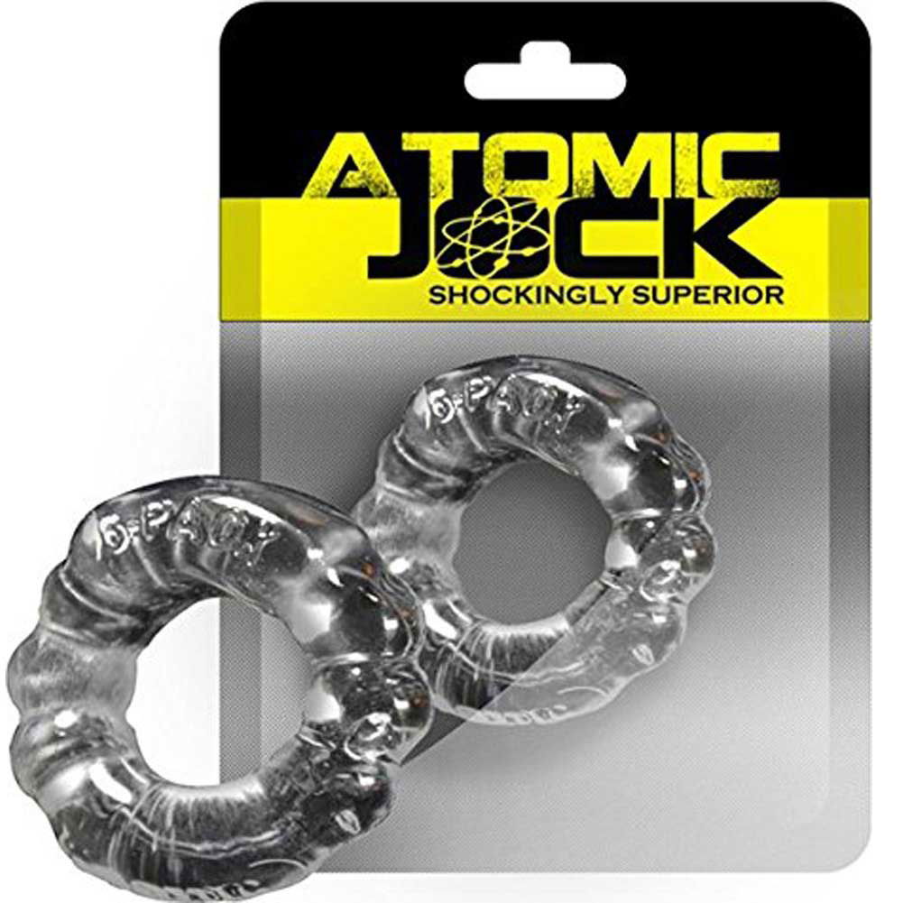 OxBalls Atomic Jock 6-Pack Sport Penis Ring, 1", Crystal Clear ...