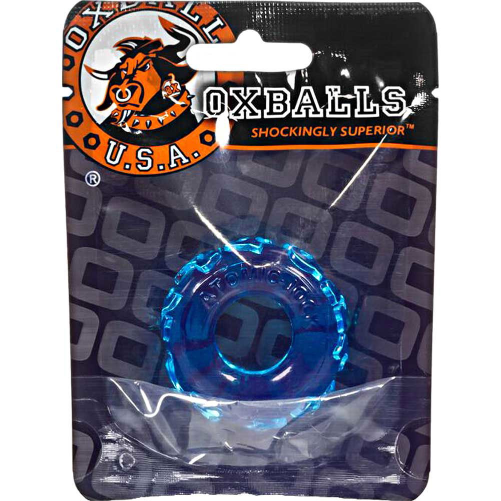 OxBalls Atomic Jock Jelly Bean Penis Ring, 1", Ice Blue - dearlady.us