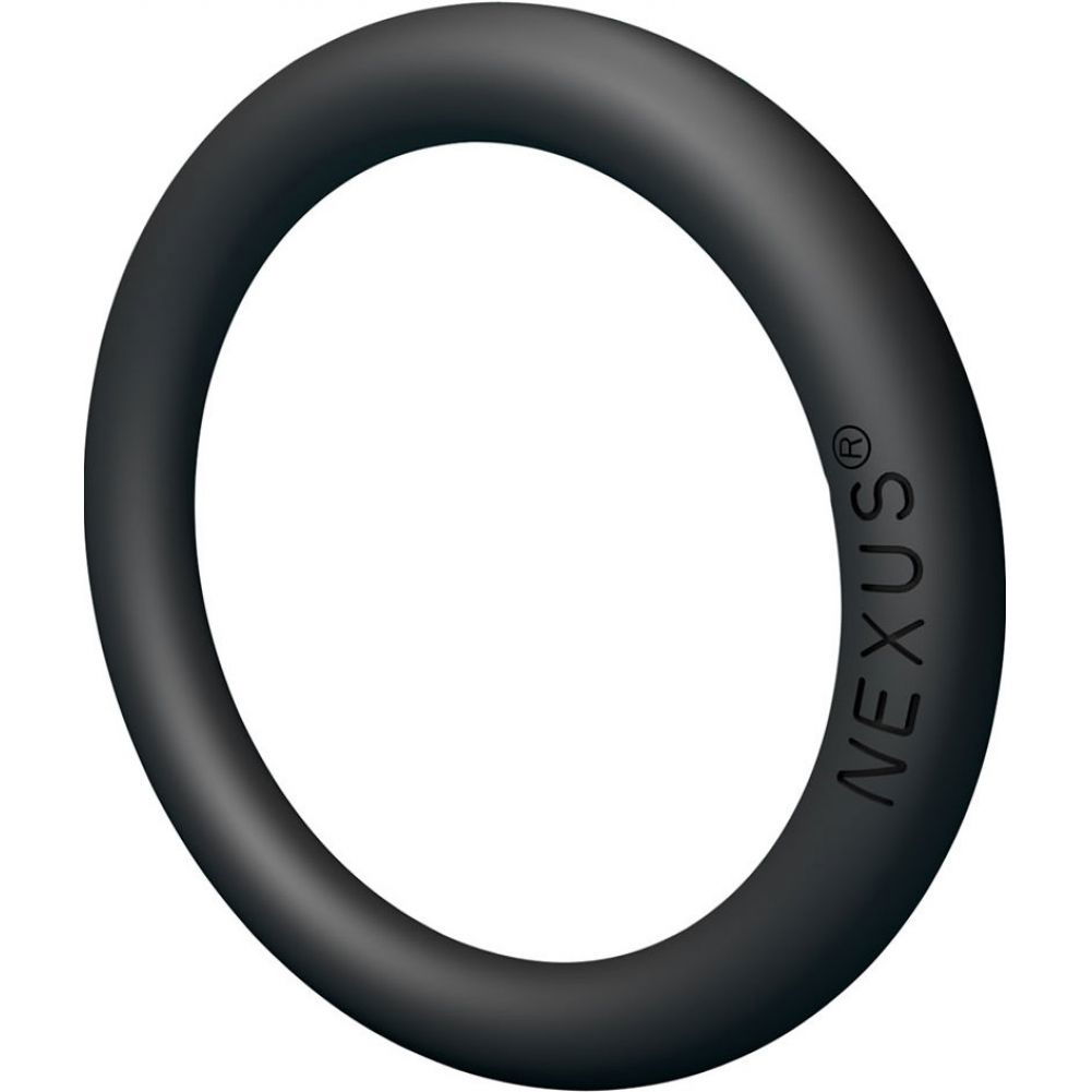 Nexus Enduro Stretchy Silicone Penis Ring, Black - dearlady.us