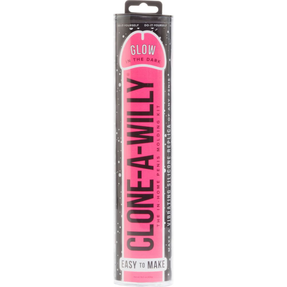 Clone-A-Willy Kit, Glow-in-the-Dark Pink - dearlady.us