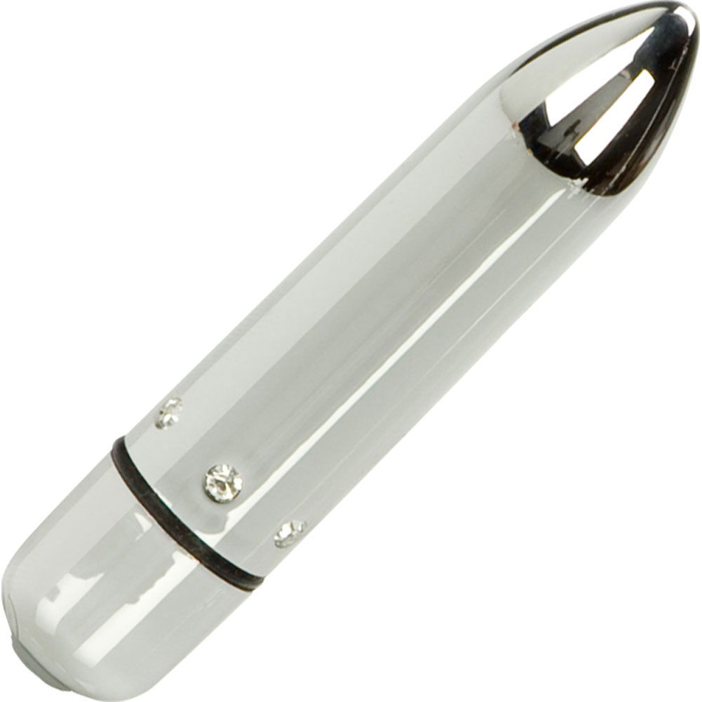 CalExotics Crystal High Intensity Waterproof Bullet, 2.5", Silver ...