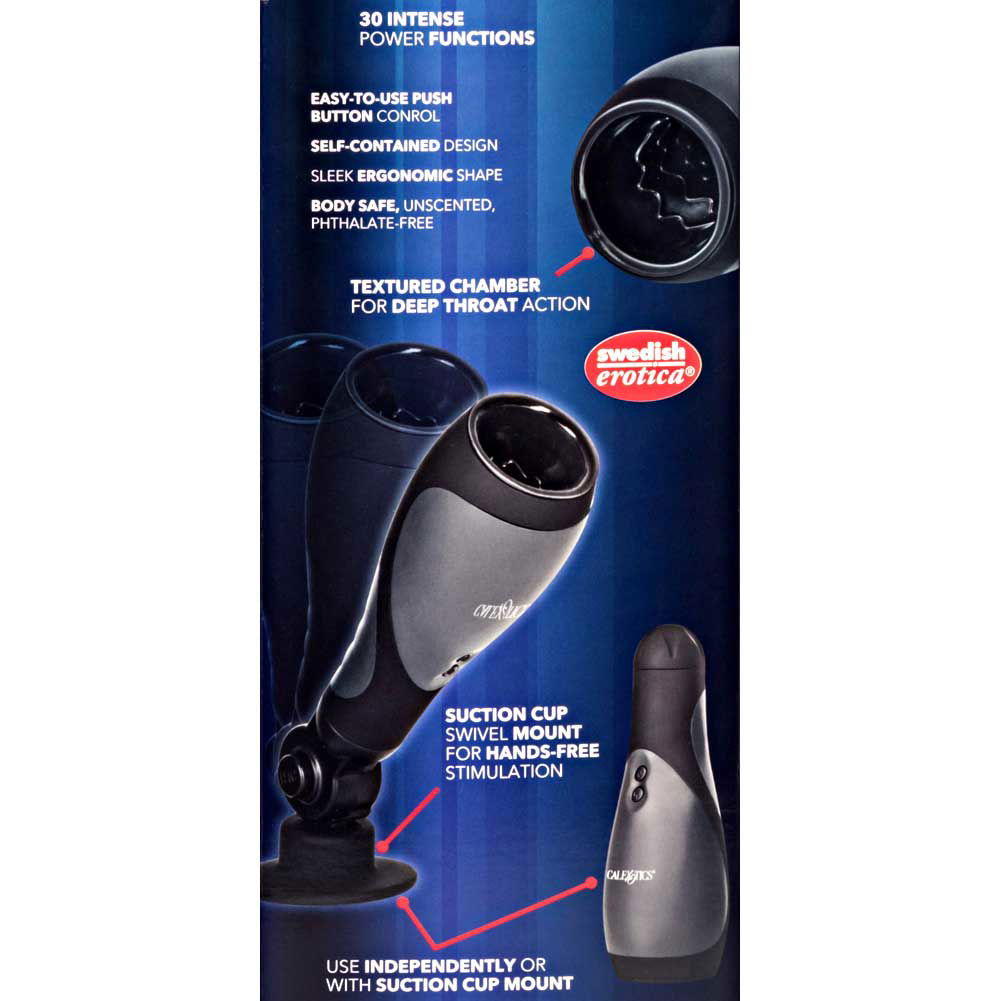 CalExotics Apollo Vibrating Power Stroker, Black - dearlady.us