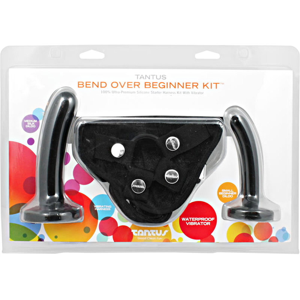 Tantus Bend Over Vibrating Harness Kit With Silicone Dildos Beginner Tantus Bend Over Vibrating Harness Kit With Silicone Dildos Beginner