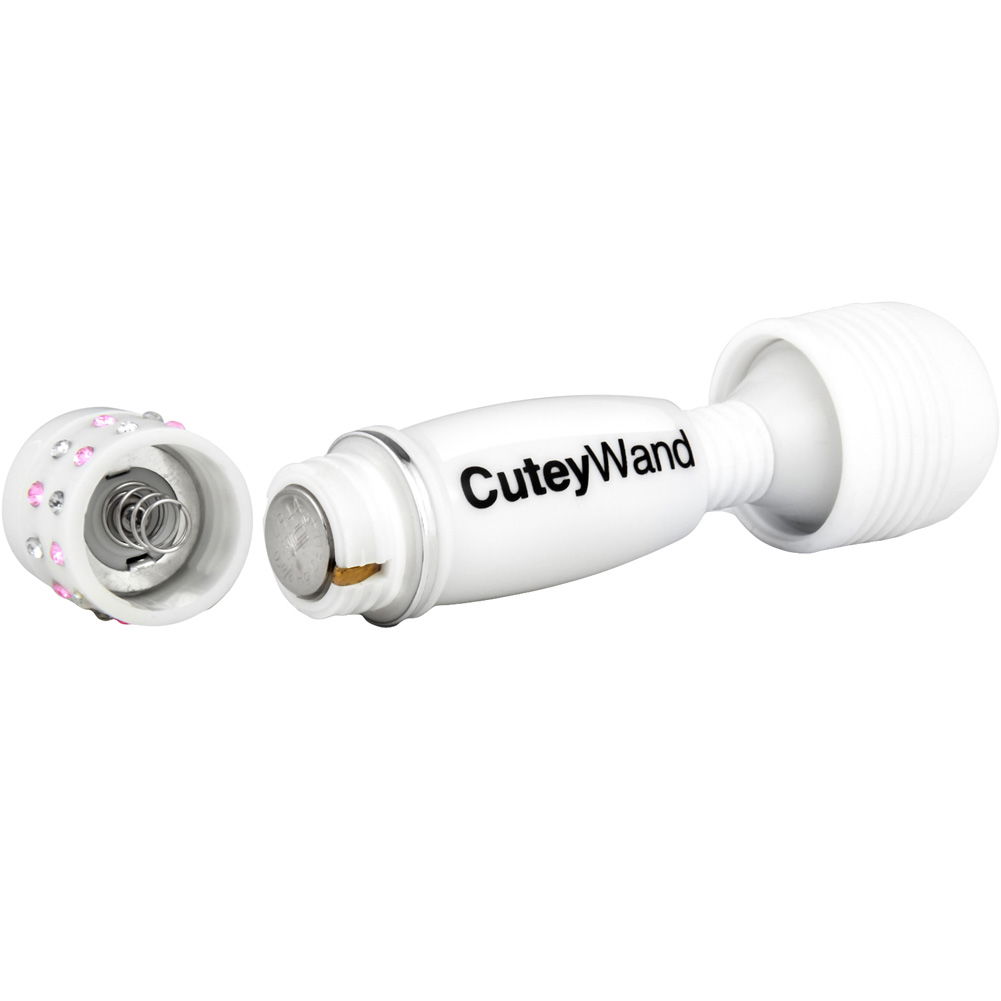 Blush Play With Me Cutey Wand Vibrating Micro Massager 4 White