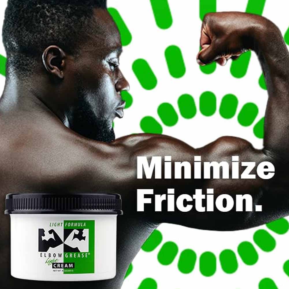 Elbow Grease Light Cream Personal Lubricant, 4 oz (113 g) Jar - dearlady.us
