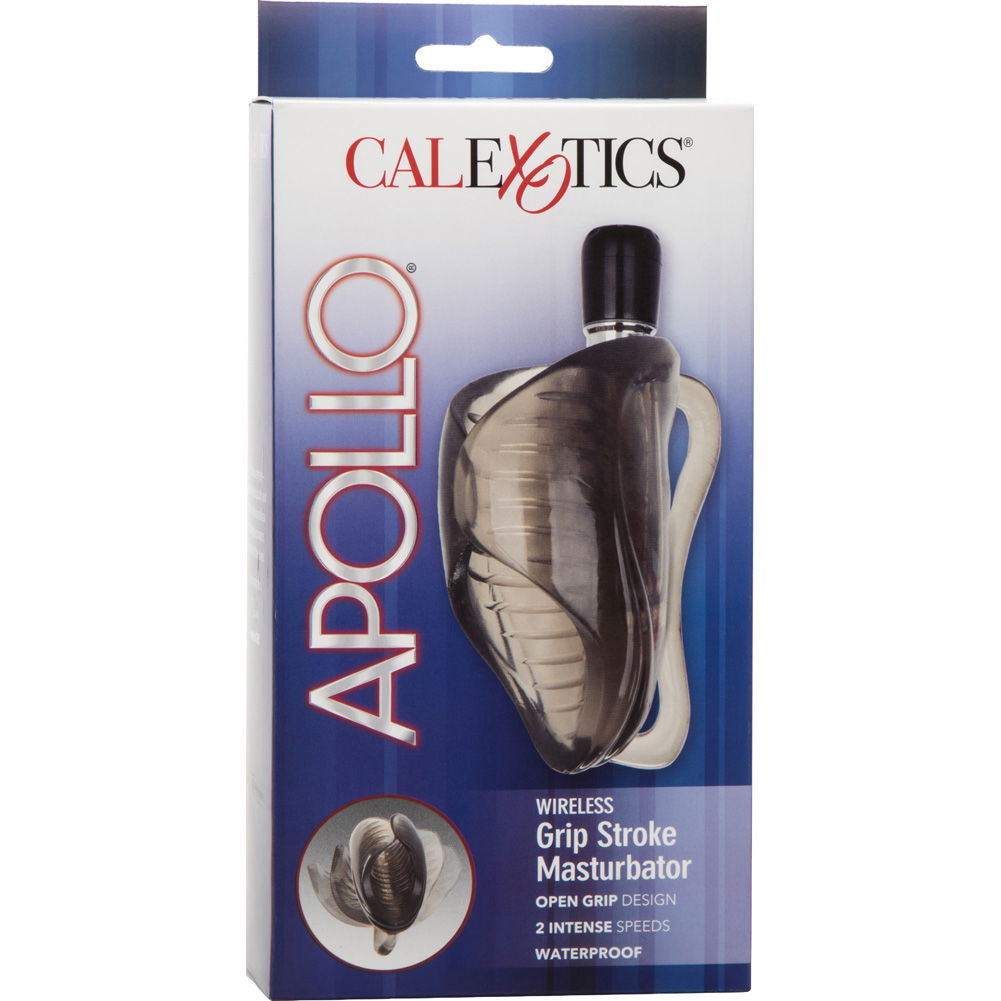 CalExotics Apollo Wireless Grip Stroke Masturbator, 4.5", Smoke ...
