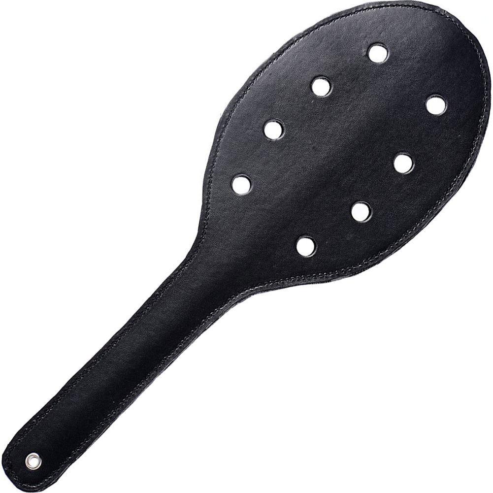 STRICT Deluxe Rounded Paddle with Holes, 15.75", Black - dearlady.us