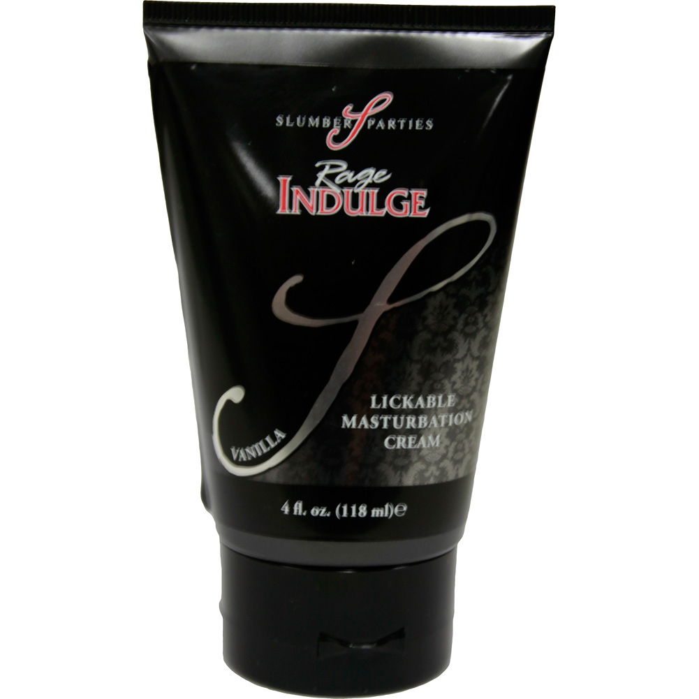 Rage Indulge Lickable Masturbation Cream, 4 fl.oz (118 mL), Vanilla ...