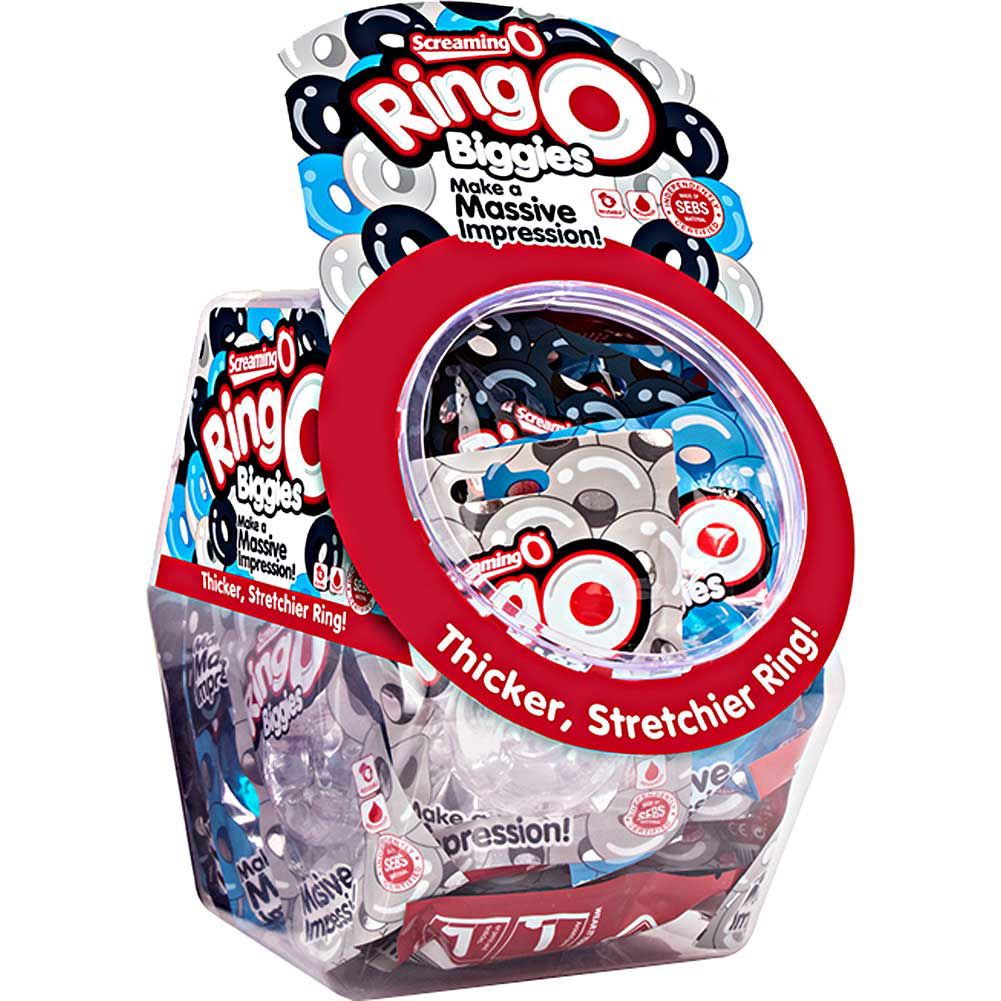 Screaming O RingO Biggies In Candy Bowl 36 Assorted Rings - dearlady.us