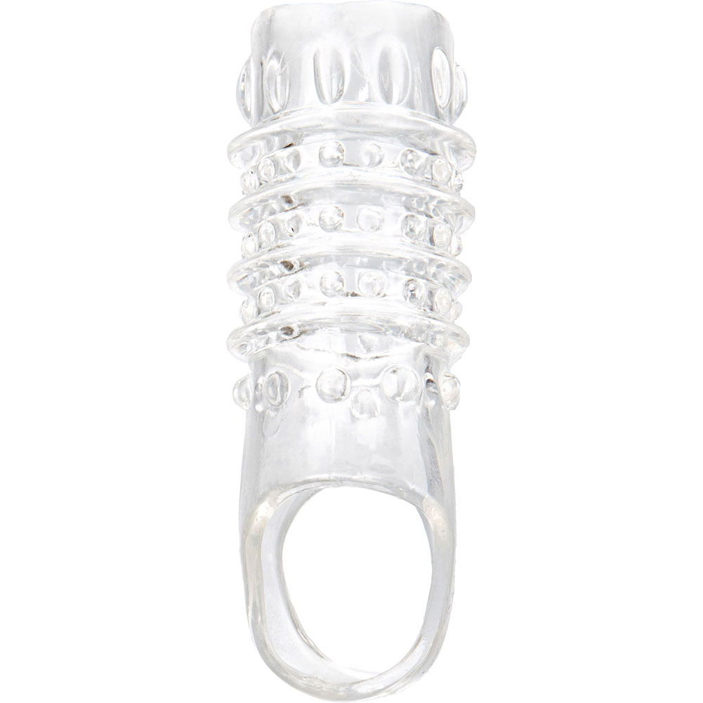 Stimulation Enhancer Sleeve with Scrotum Sling, 4.25", Crystal Clear ...