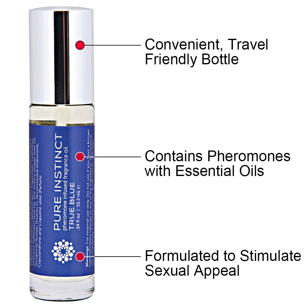 Pure Instinct Pheromone Infused Fragrance Oil Roll-On, 0.34 fl.oz (10 ...