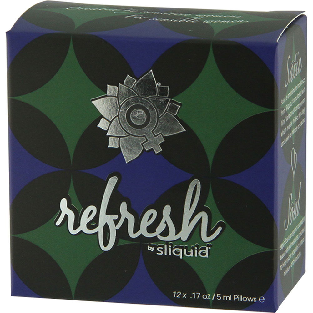 Sliquid Refresh Moisturizer, 0.17 fl.oz (5 mL) Pillows, Cube Pack of 12 ...