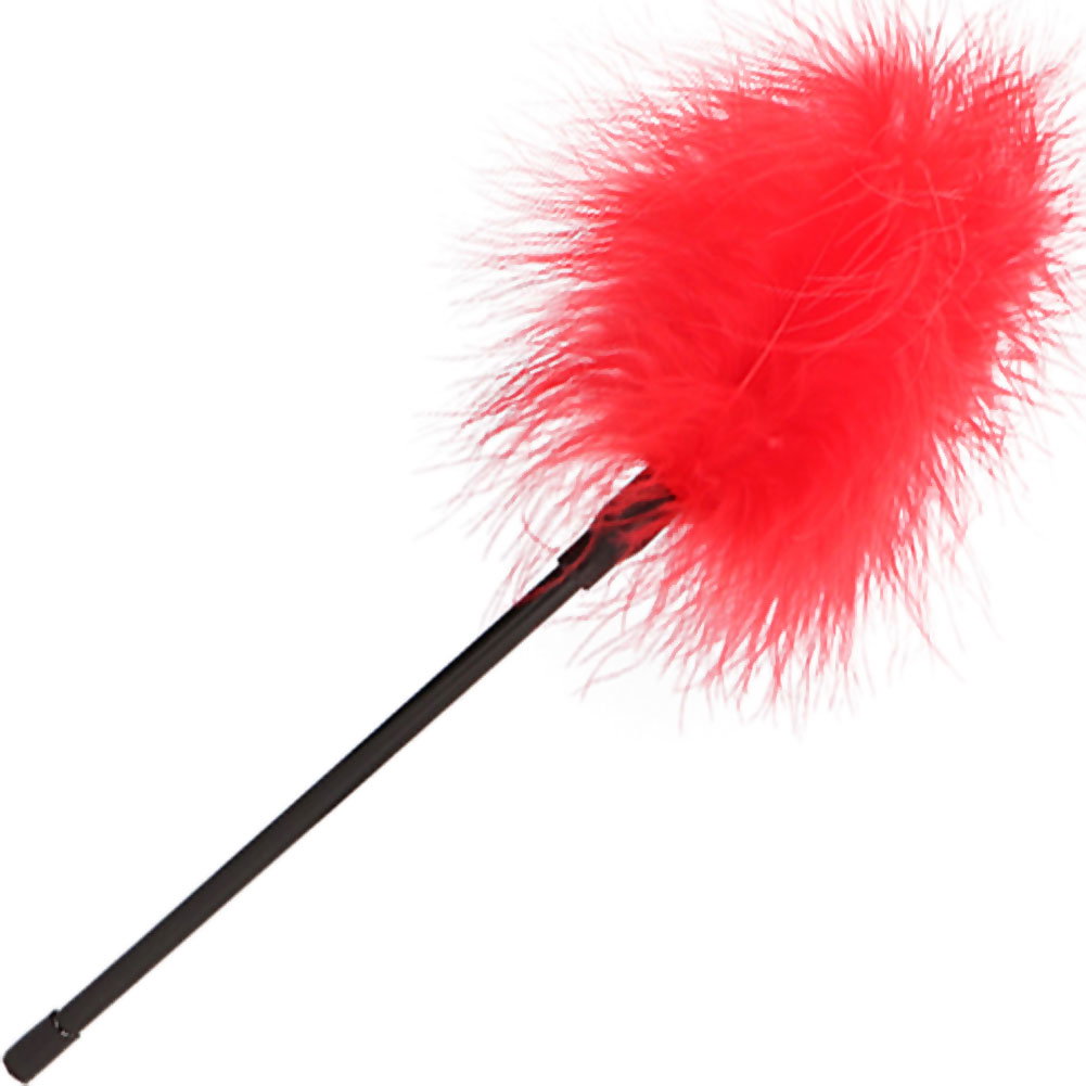 Ouch Classic Feather Tickler, 11", Sweetheart Red - dearlady.us