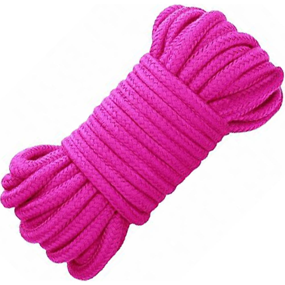 Ouch Soft Silk Japanese Rope, 33 ft (10 m), Frisky Pink - dearlady.us