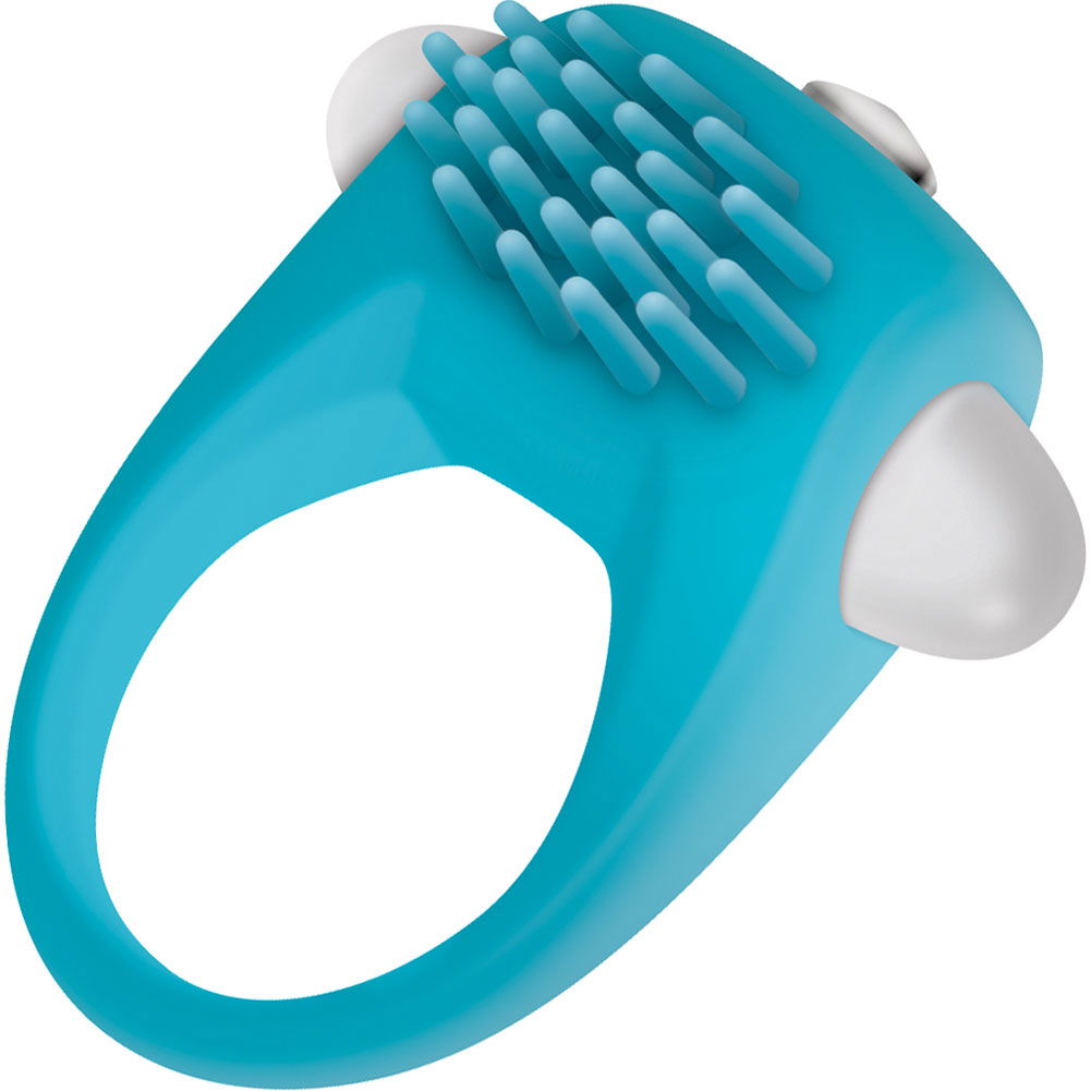 Zero Tolerance Teal Tickler Vibrating Waterproof Silicone Penis Ring ...