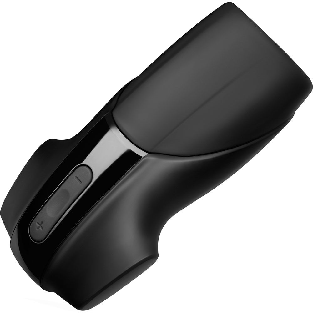 Satisfyer Men VIBRATION Rechargeable Vibrating Masturbator, 6", Black ...