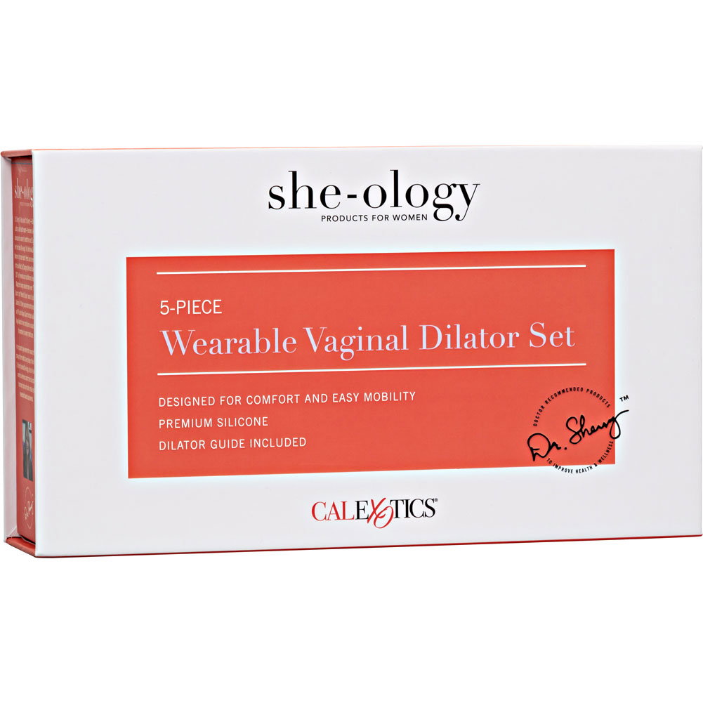 She-ology 5 Piece Wearable Silicone Vaginal Dilator Set, Assorted ...