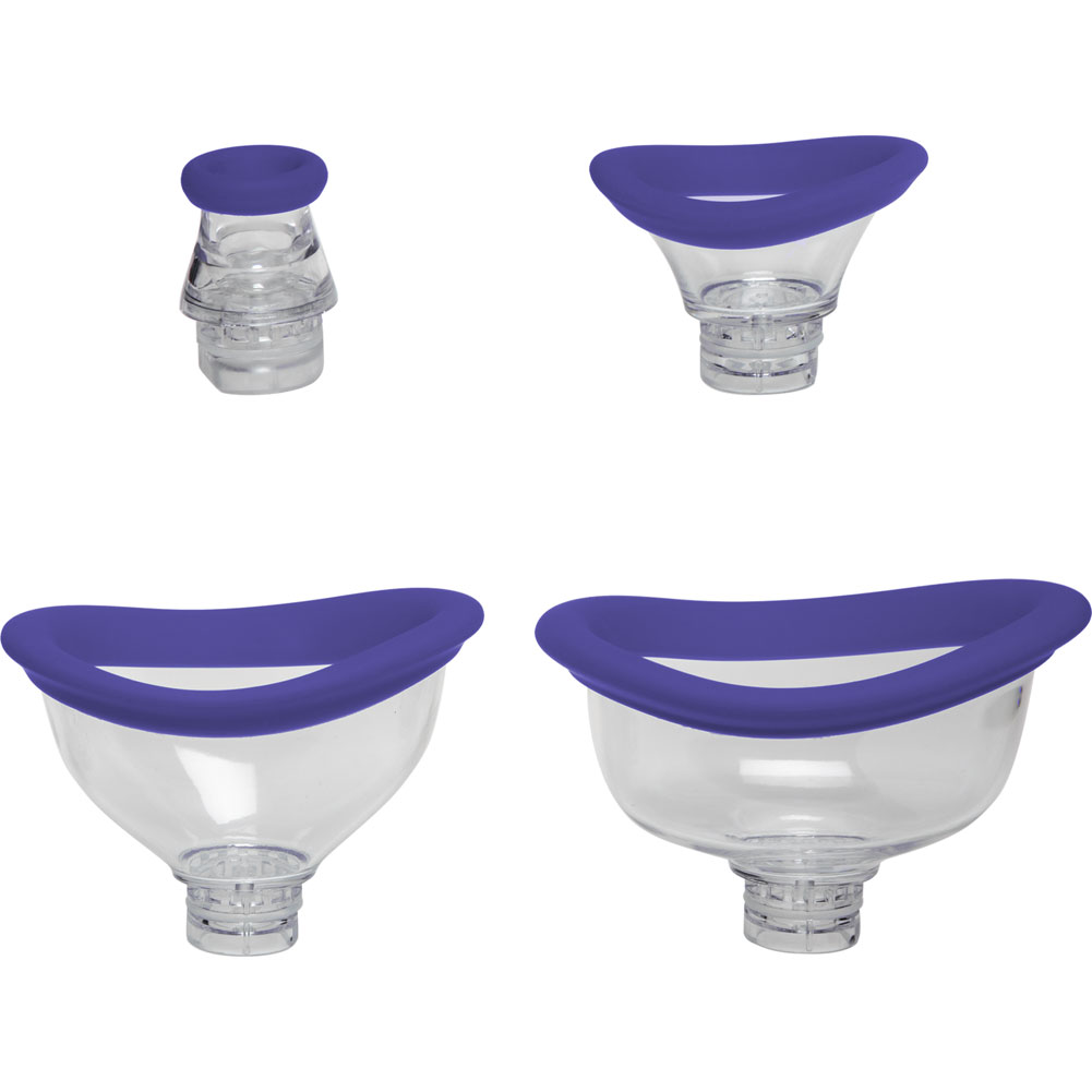 Bloom Intimate Automatic Suction Cup Vibrating Body Pump, 9", Purple ...
