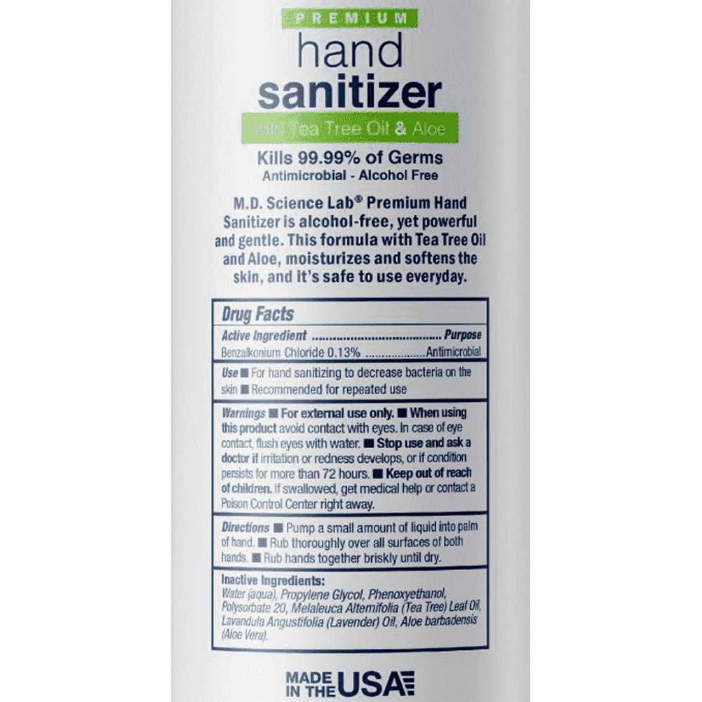 MD Science Lab Premium Hand Sanitizer, 12 fl.oz (354 mL) - dearlady.us