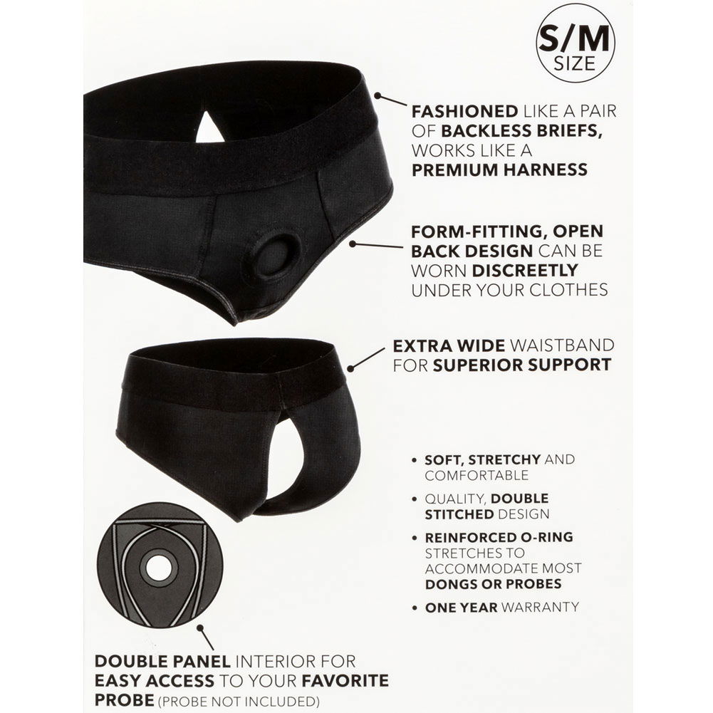 Boundless Backless Brief Harness, Small/Medium, Black - dearlady.us