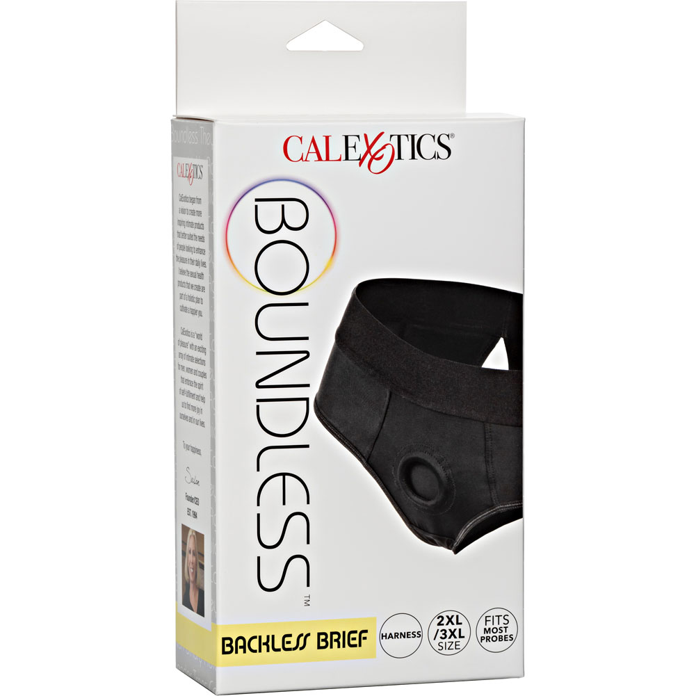 Boundless Backless Brief Harness, XXL/XXXL, Black - dearlady.us